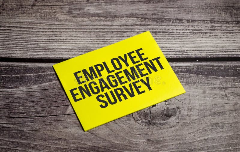 Employee Engagement Survey Text on Business Paper on Office Table Stock ...