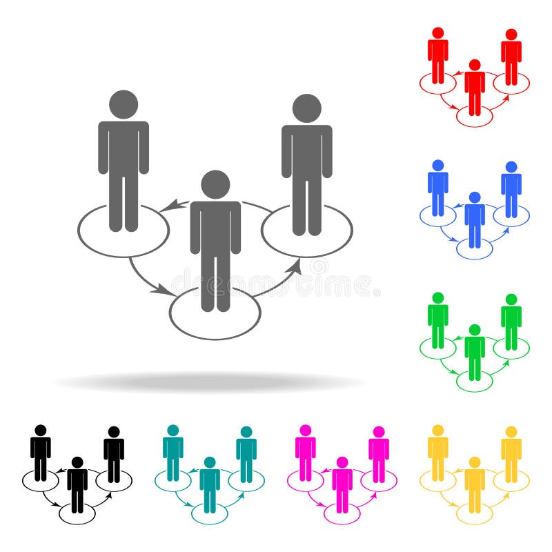 Employee Exchange Icon. Elements of Teamwork Multi Colored Icons ...