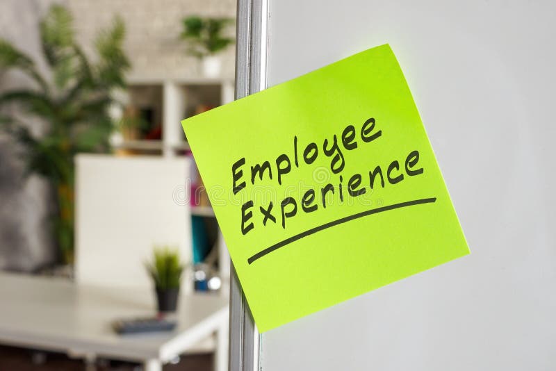 Employee Experience Written on the Green Sticker. Stock Photo - Image ...