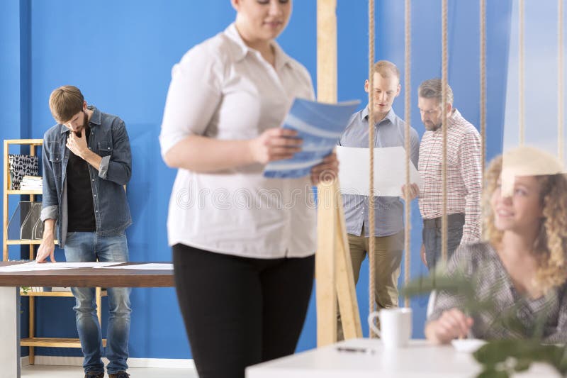 Employee Figuring Out a Solution Stock Photo - Image of entrepreneur ...