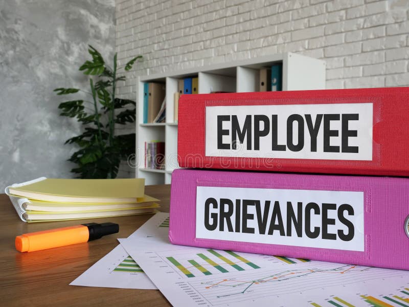 Employee Grievances are Shown Using the Text Stock Image - Image of ...