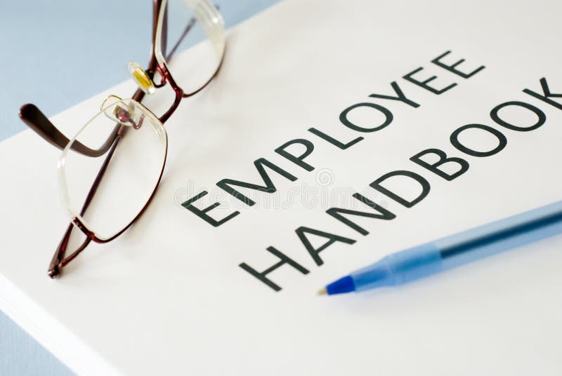 Employee handbook stock photo. Image of manager, guidebook - 36125134