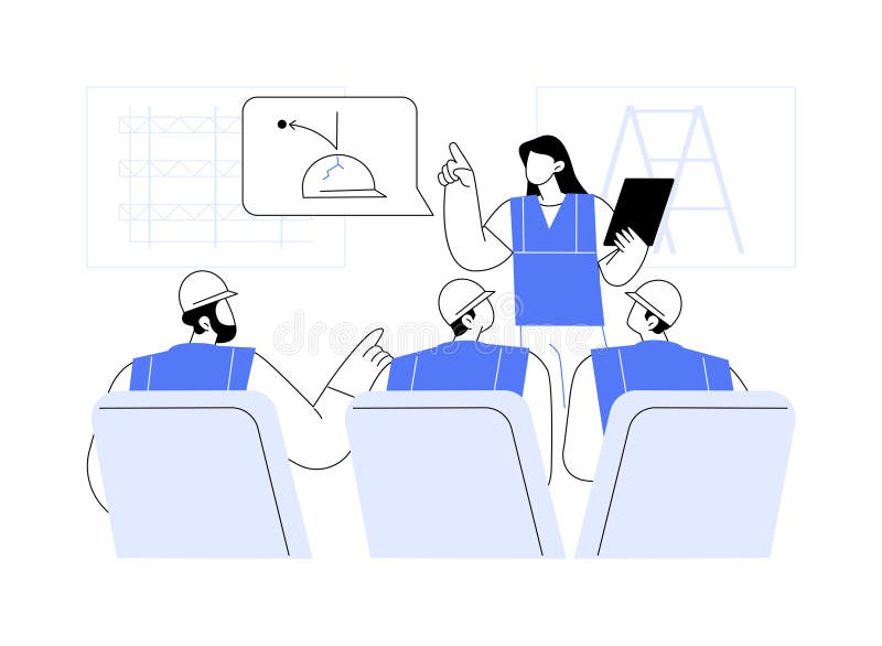 Employee Health Training Abstract Concept Vector Illustration. Stock ...