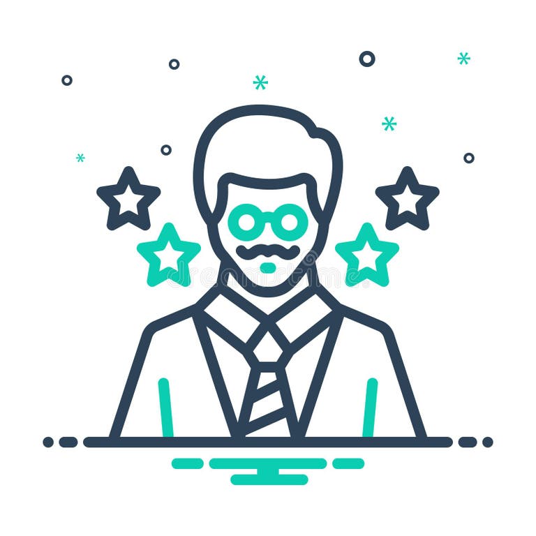 Mix Icon for Employee, Client and Workforce Stock Vector - Illustration ...