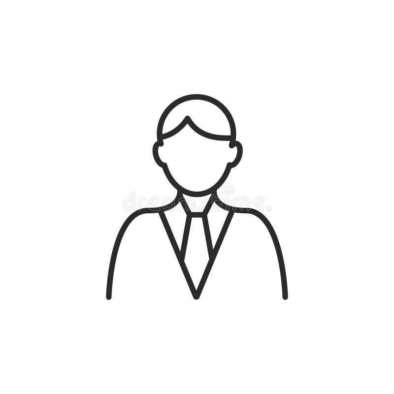 Employee Icon stock vector. Illustration of client, admin - 321334046