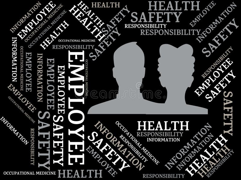 EMPLOYEE - Image with Words Associated with the Topic WORK SAFETY, Word ...
