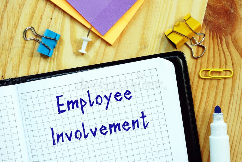 Employee Involvement Phrase on the Piece of Paper Stock Image - Image ...