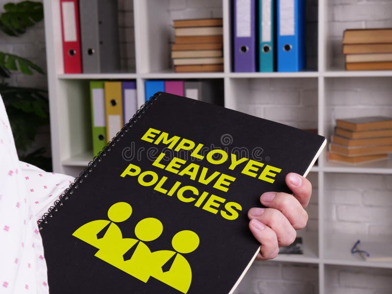 Employee Leave Policies are Shown Using the Text Stock Image - Image of ...