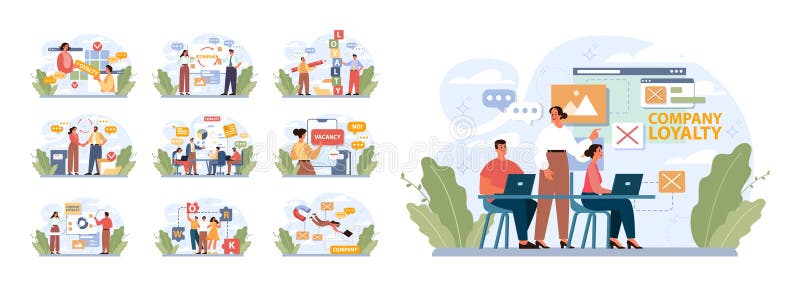 Employee Loyalty Set. Employee Loyalty, Motivation and Performance ...