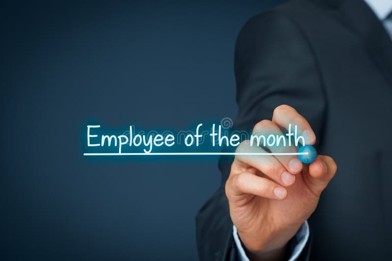 Employee of the month stock image. Image of award, congratulations ...
