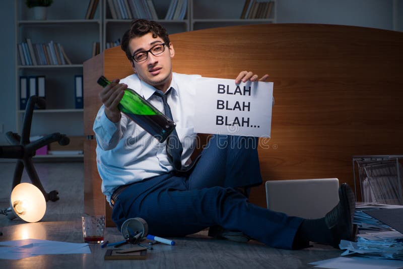 The Employee Not Satisfied with General Talk Stock Image - Image of ...