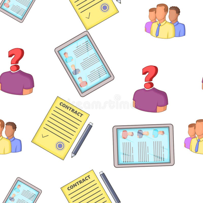 Employee Pattern Cartoon Style Stock Illustrations – 323 Employee ...