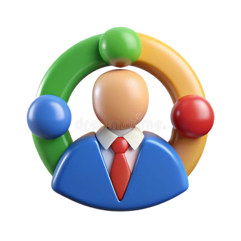 Employee Performance 3D Icon Stock Illustration - Illustration of ...