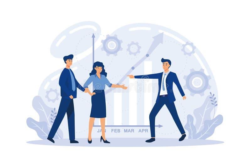 Employee Performance Evaluation. Fellow Workers Assessment Concept ...