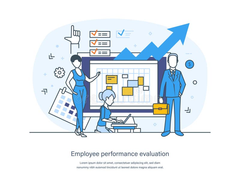 Employee Performance Development Stock Illustrations – 7,291 Employee ...