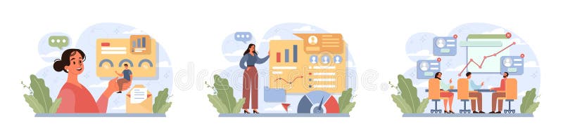 Employee Performance Management Set. Performance Indicators and Reports ...