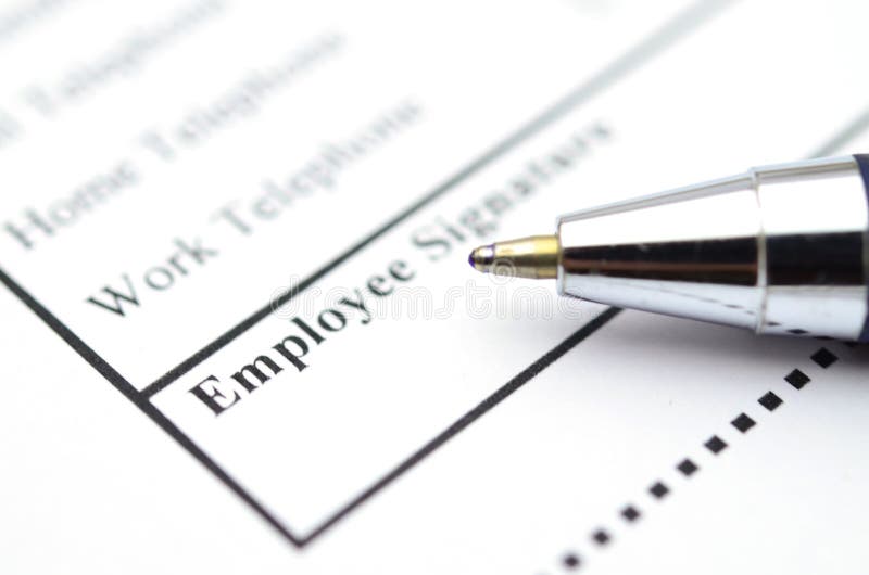 Employee performance form stock photo. Image of corporate - 759848