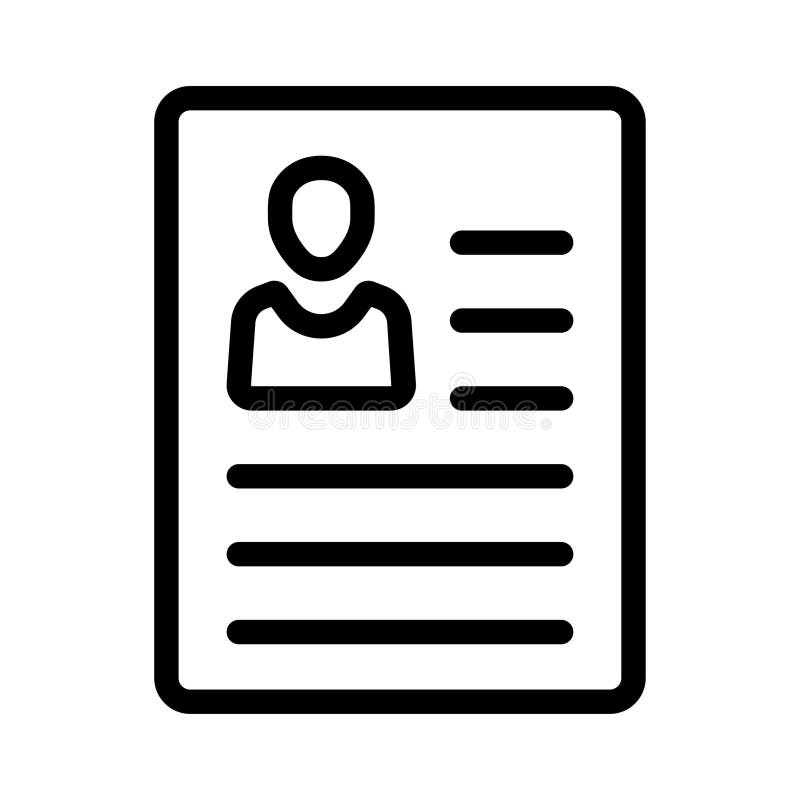 Employee profile icon stock vector. Illustration of icon - 358593610