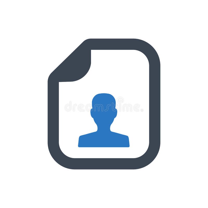 Employee profile icon stock vector. Illustration of portfolio - 147173299
