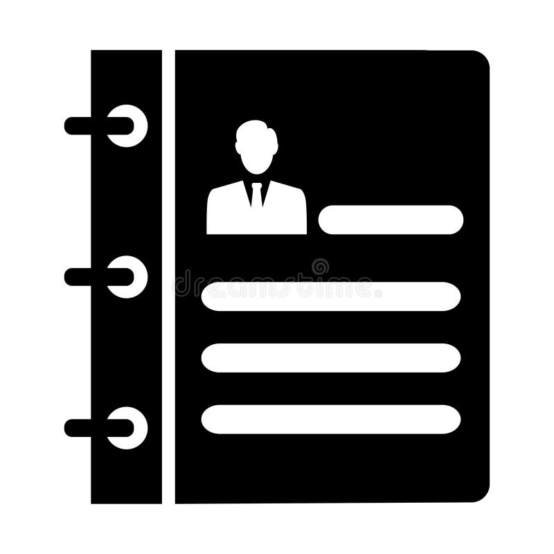 Employee Profile Line Icon Concept. Employee Profile Vector Linear ...