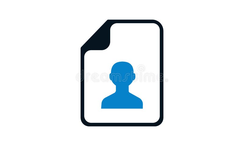 Employee Profile Line Icon Concept. Employee Profile Vector Linear ...