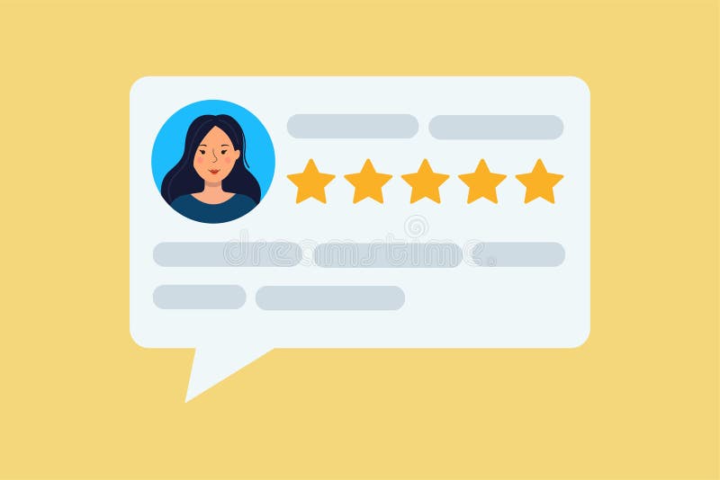 This Employee Received 5 Stars. Five-star Work. Stock Illustration ...