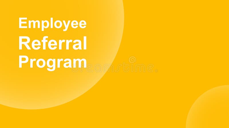 Employee Referral Program Banner Vector with Copy Space Human Resource ...