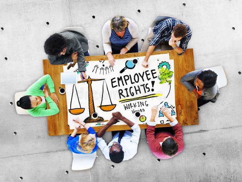 Employee Rights Working Benefits Skill Career Compensation Concept ...