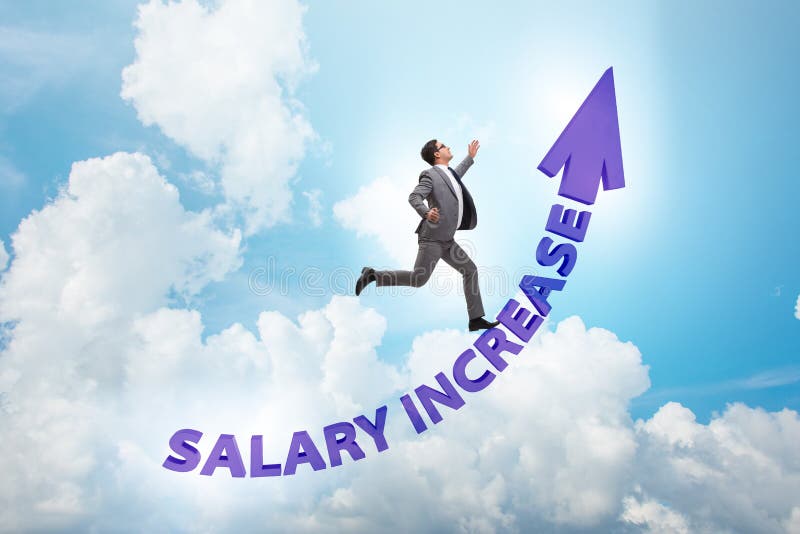 Employee in Salary Increase Concept Stock Photo - Image of career ...