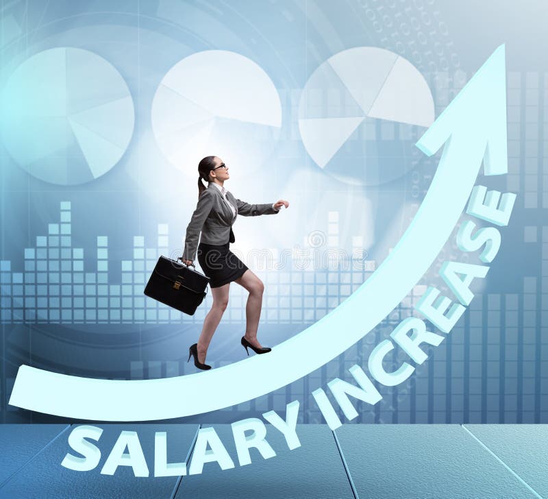 Employee in Salary Increase Concept Stock Image - Image of improvement ...