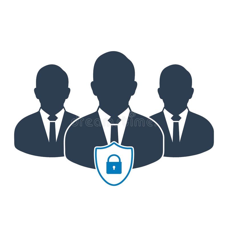 Employee Security icon. stock vector. Illustration of employer - 157283821