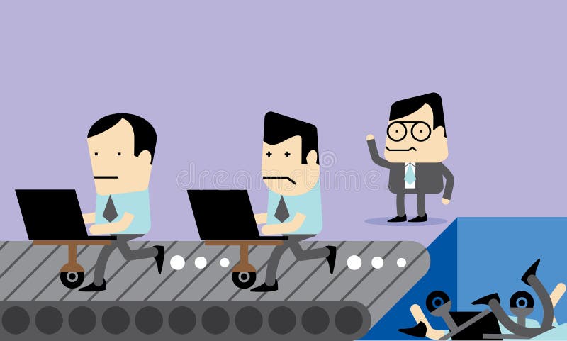 Employee Selection Vector Cartoon Stock Vector - Illustration of ...