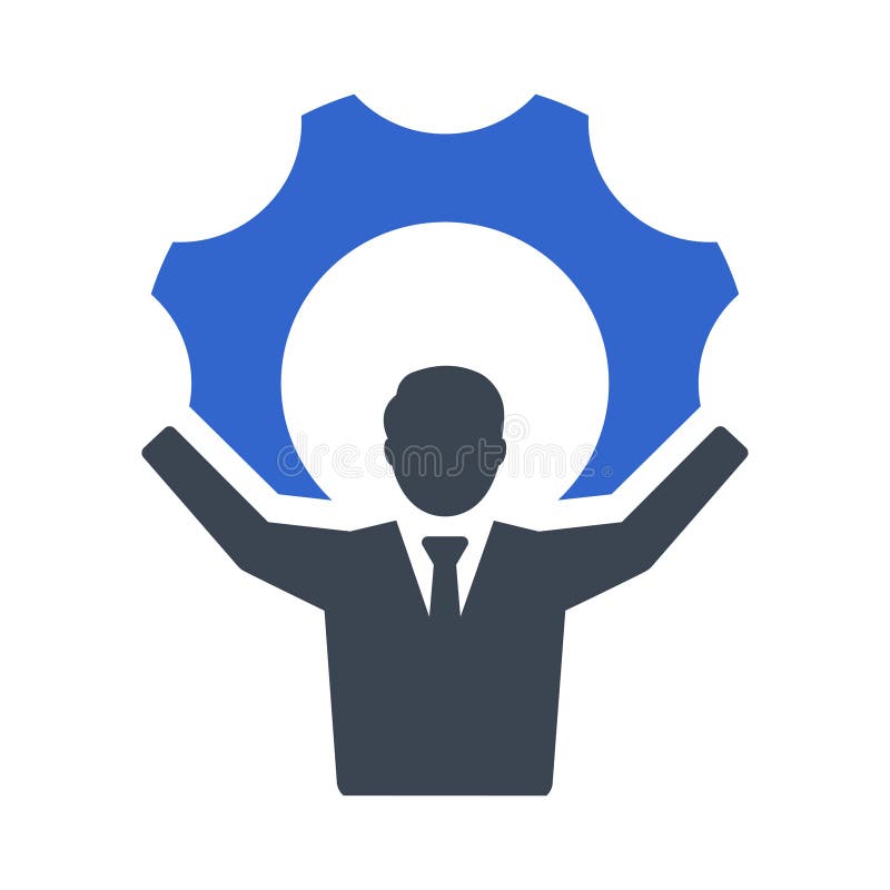 Employee Skill Development Icon Stock Vector - Illustration of skill ...