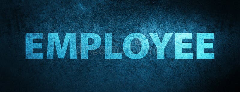 Employee Special Blue Banner Background Stock Illustration ...