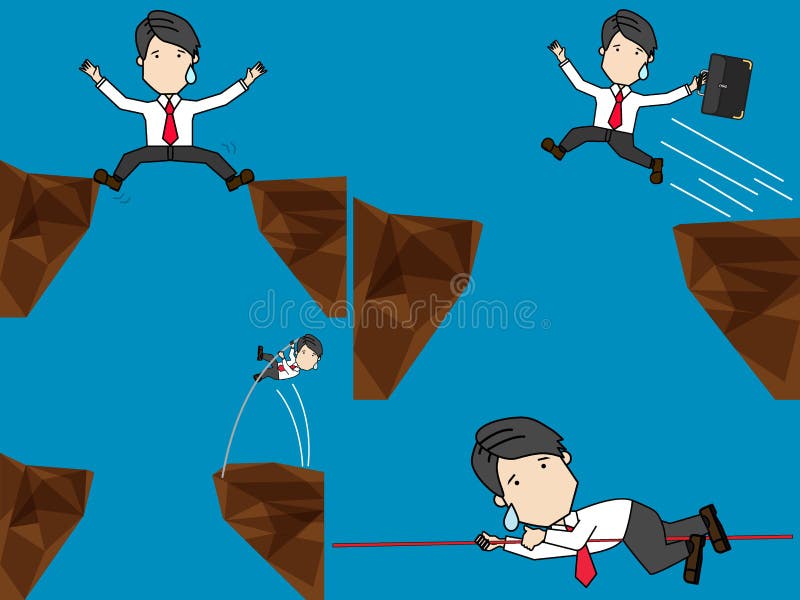 Cartoon Climb Over Stock Illustrations – 161 Cartoon Climb Over Stock ...
