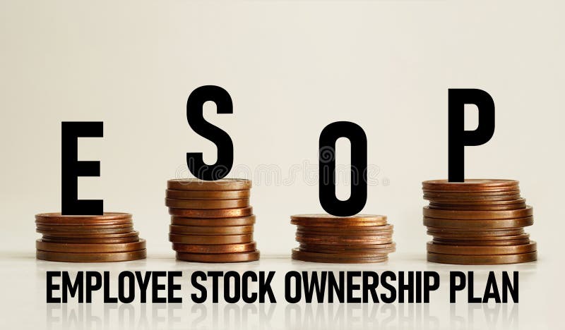 Employee Stock Ownership Plan is Shown Using the Text Stock Image ...