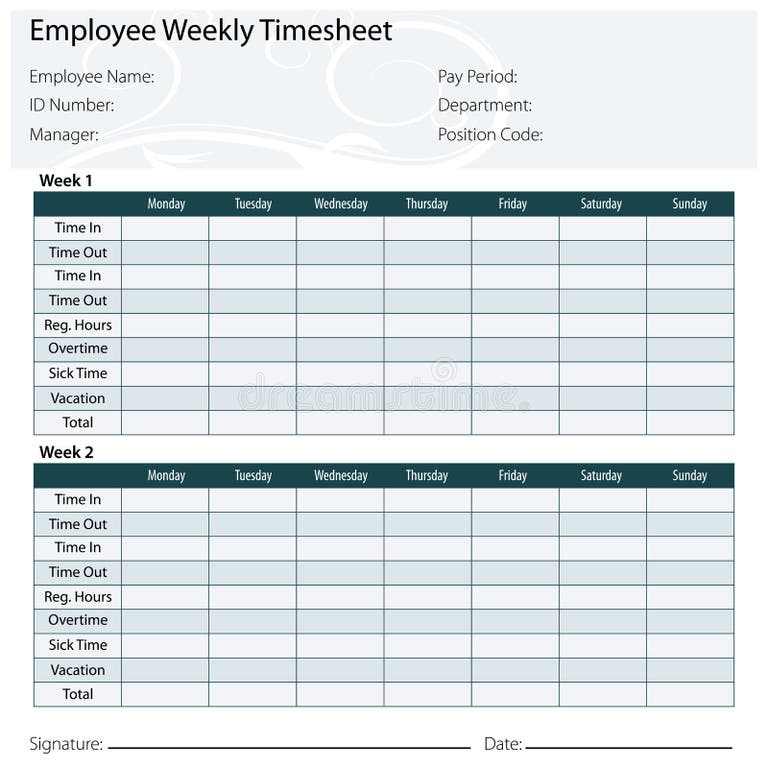 Timesheet Stock Illustrations – 967 Timesheet Stock Illustrations ...