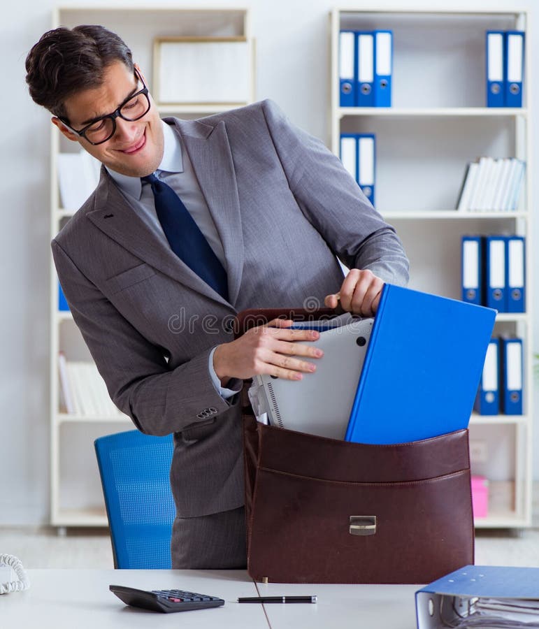 Employee with Too Much Work Taking it Home Stock Photo - Image of ...