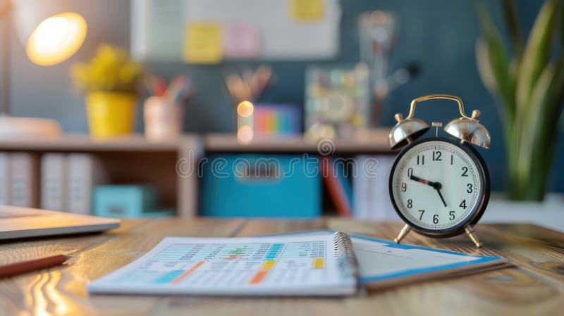 Employee Tracking Tasks and Deadlines Stock Illustration - Illustration ...