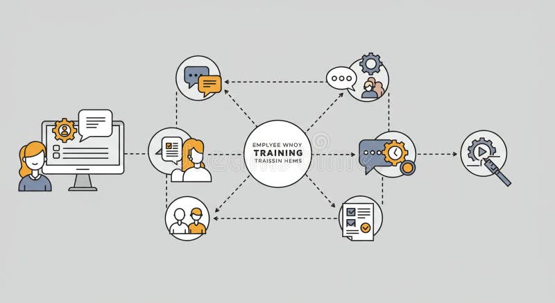 Employee Training Circle Stock Illustrations – 1,429 Employee Training ...