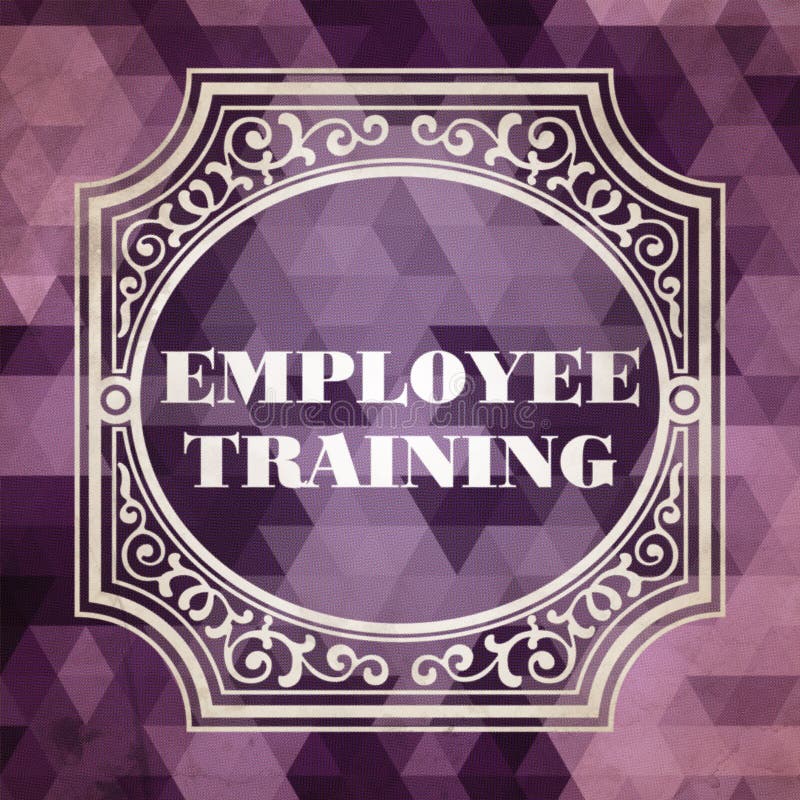 Employee Training Road Sign Illustration Design Stock Illustration ...