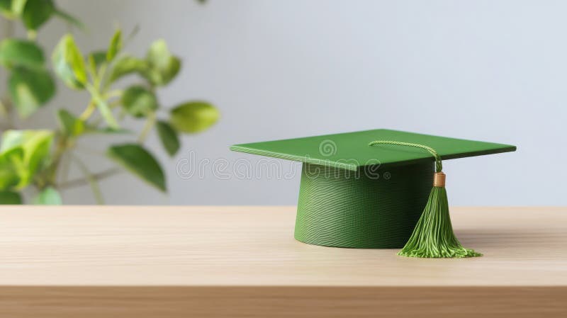 Employee Training Icon Concept Featuring Graduation Cap Symbolizing ...