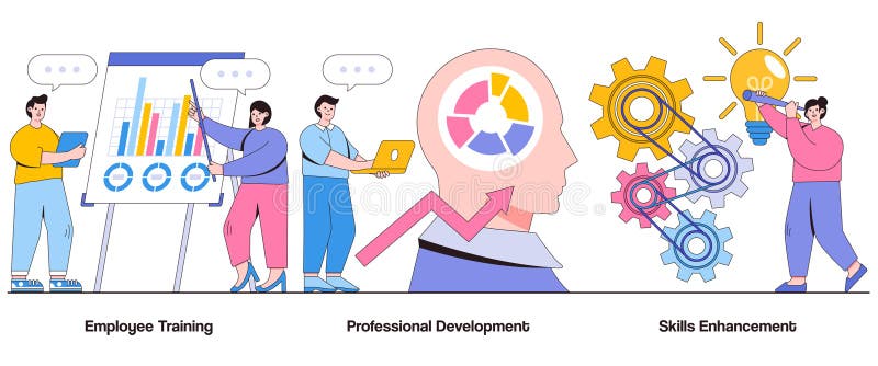 Employee Training, Professional Development, Skills Enhancement Concept ...