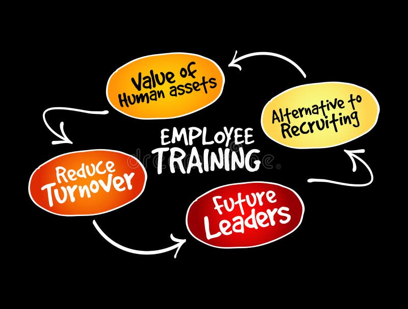 Employee Training Strategy Mind Map Stock Illustration - Illustration ...