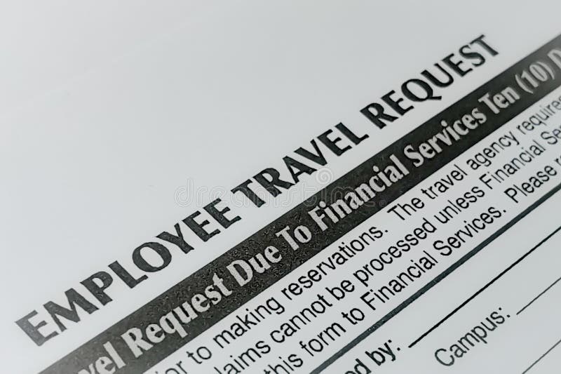 Employee travel request stock image. Image of application - 186939521