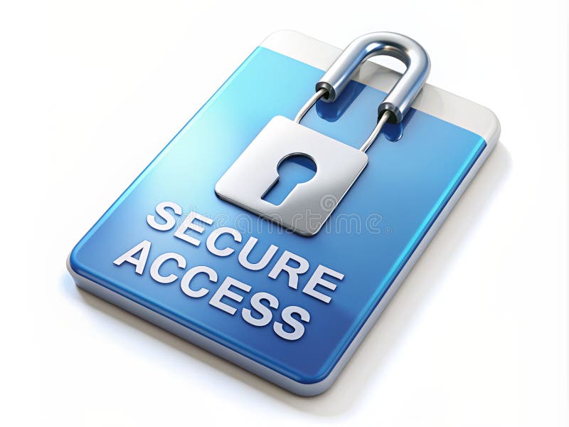 An Employee Using a Secure Access Badge To Enter a Restricted Area ...