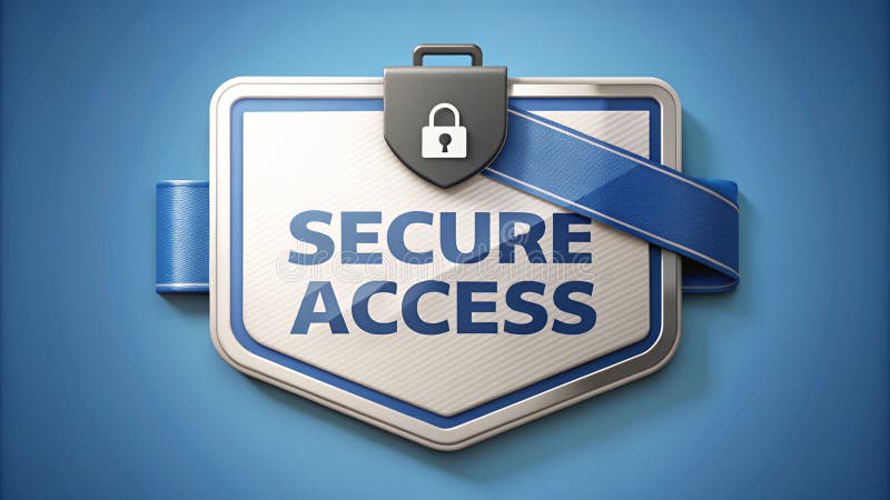 An Employee Using a Secure Access Badge To Enter a Restricted Area ...