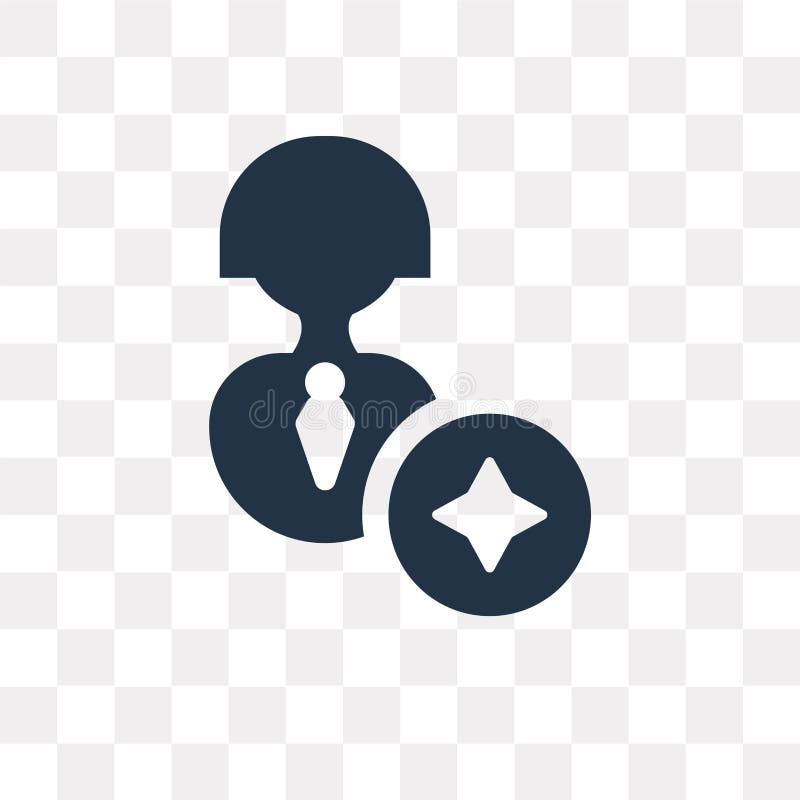 Employee Vector Icon Isolated on Transparent Background, Employee ...