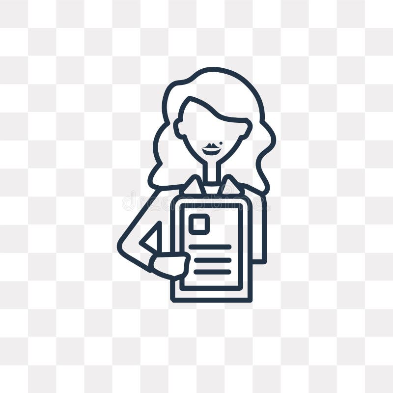 Employee Vector Icon Isolated on Transparent Background, Employee ...