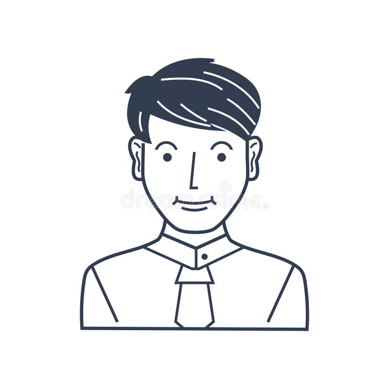 Employee. Vector Illustration Decorative Design Stock Vector ...